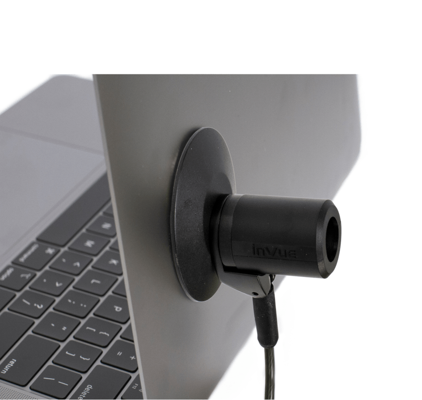 Enhanced security for display laptops - InVue